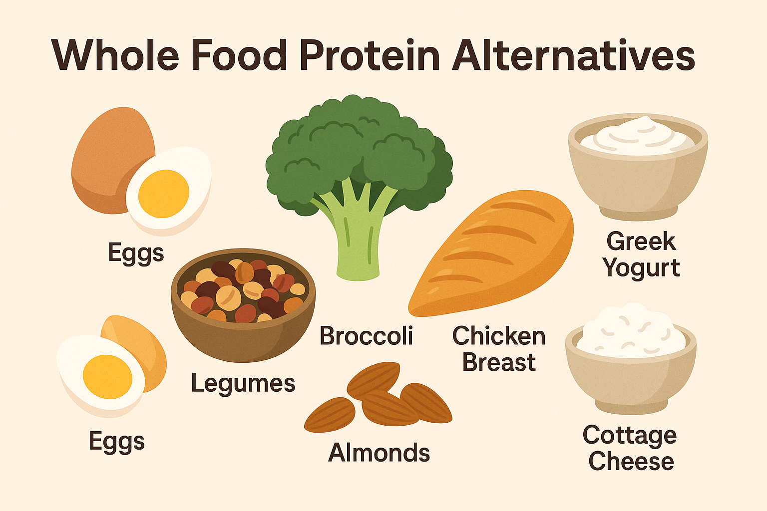 Protein Powder Side Effects + 5 Best Natural Protein Alternatives