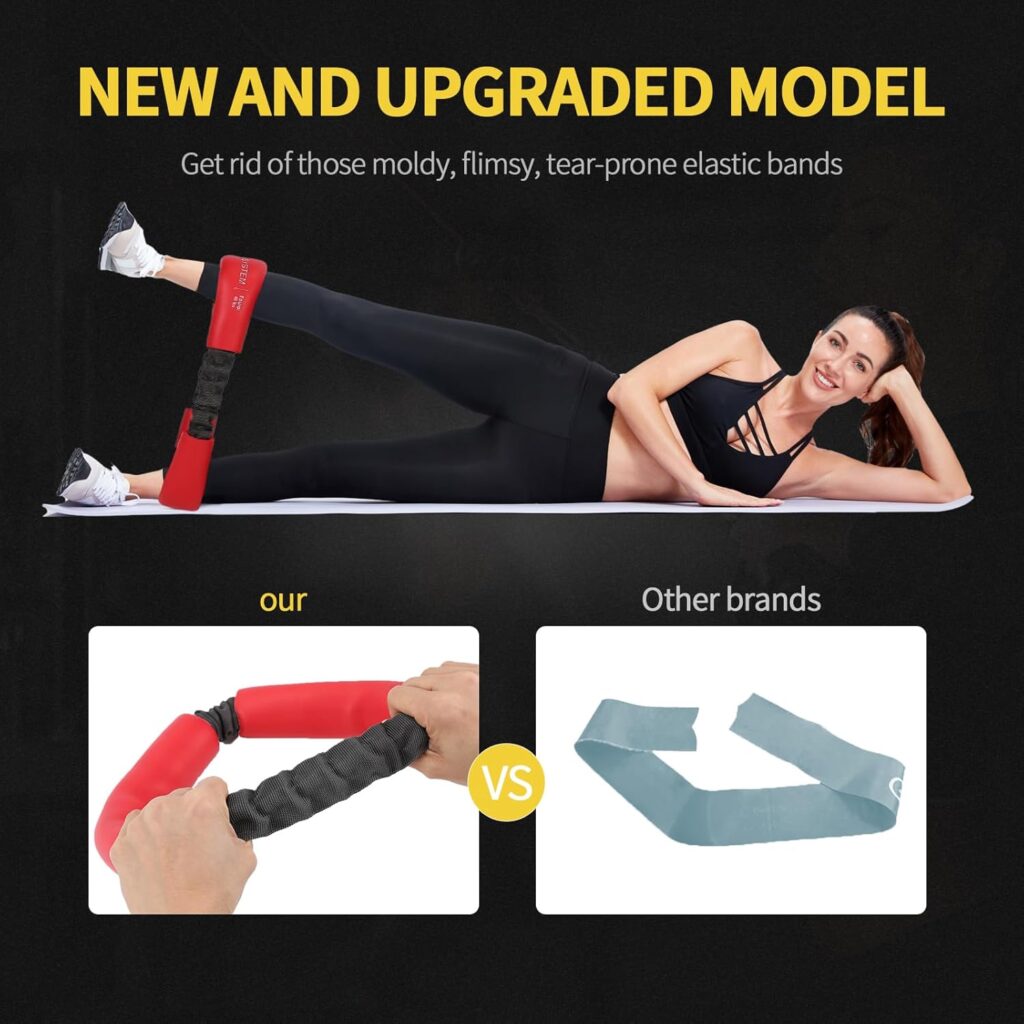 Yellow Resistance Loop Band for Hips & Core — Light Band
